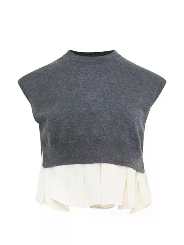 3.1 Phillip Lim Layered Peplum-hem Sweater