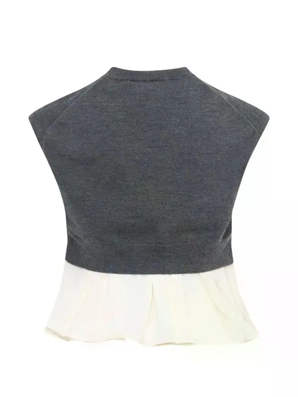 3.1 Phillip Lim Layered Peplum-hem Sweater