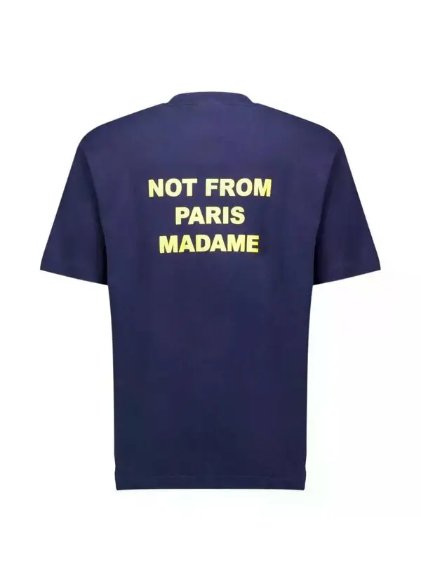 Drole De Monsieur Slogan-print T-shirt