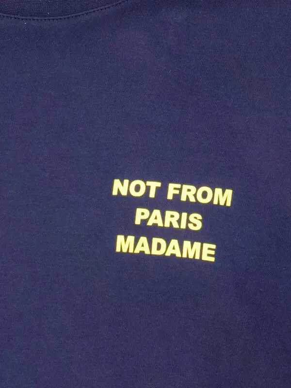 Drole De Monsieur Slogan-print T-shirt