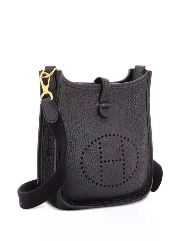 Hermès Evelyne Bag Gen Iii Clemence Tpm Crossbody Bag - Black