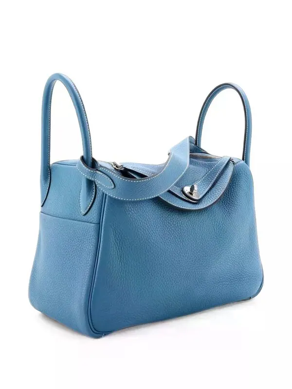 Hermès Lindy Bag Clemence 30 Shoulder Bag - Blue