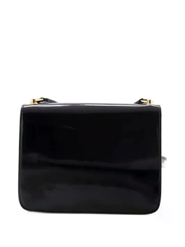 Saint Laurent Carre Satchel Patent Medium Shoulder Bag