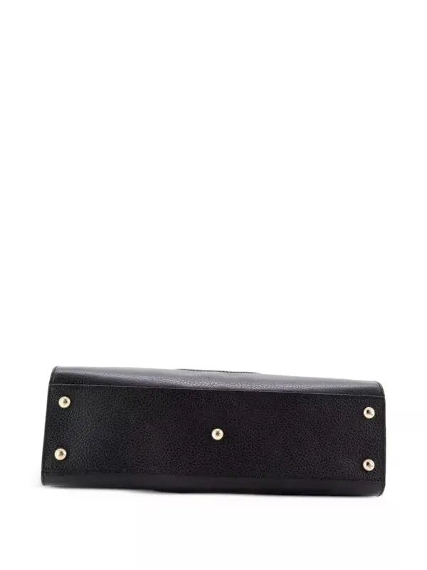 Gucci Soho Convertible Top Handle Leather Medium Satchel - Black