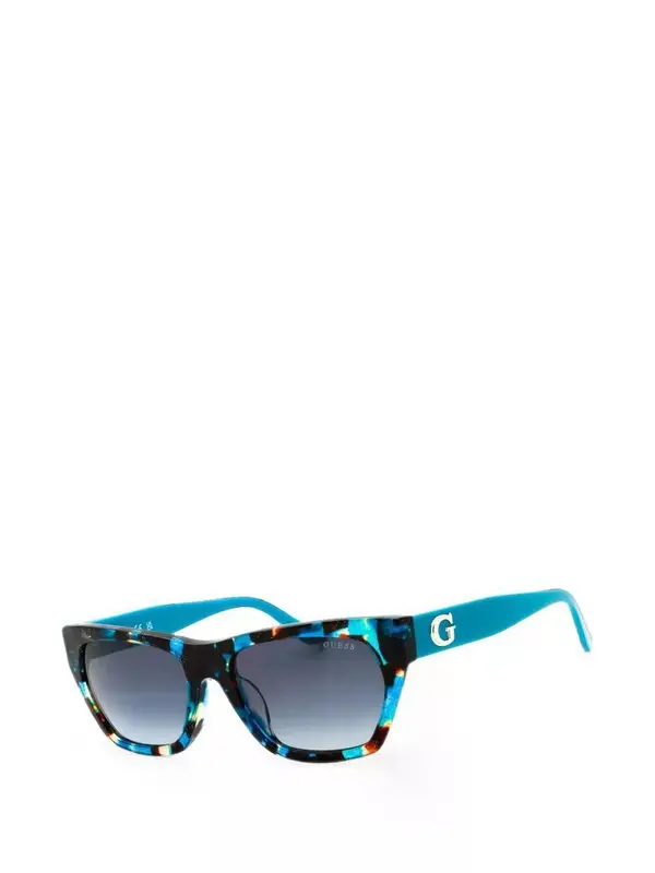 Guess Tortoiseshell-effect Rectangle-frame Sunglasses