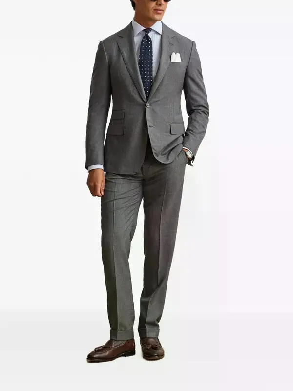 Ralph Lauren Purple Label Kent Single-breasted Suit - Grey