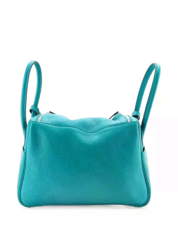 Hermès Lindy Bag Clemence 26 Shoulder Bag - Blue