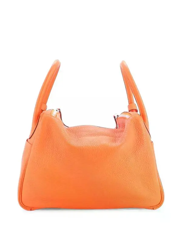 Hermès Lindy Bag Clemence 30 Shoulder Bag - Orange