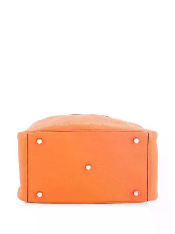 Hermès Lindy Bag Clemence 30 Shoulder Bag - Orange