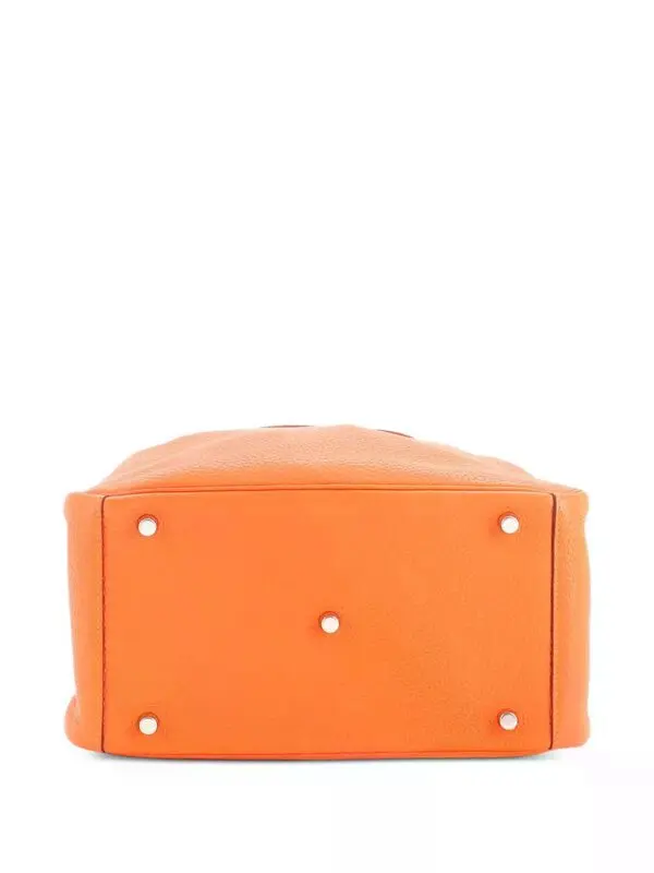 Hermès Lindy Bag Clemence 30 Shoulder Bag - Orange