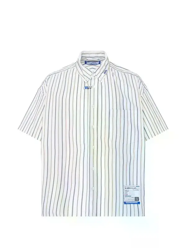 Mihara Yasuhiro Stripe-print Short-sleeve Shirt