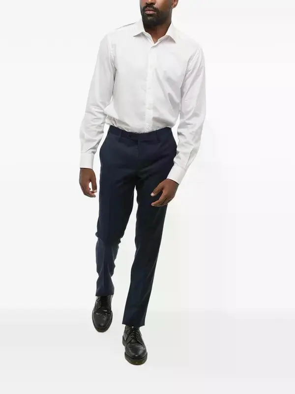 Corneliani Code Wool Tailored Trousers