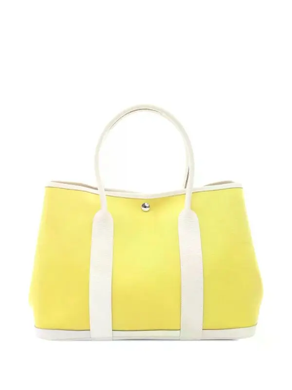 Hermès 2020 Toile And Negonda Garden Party 36 Tote Bag - Yellow
