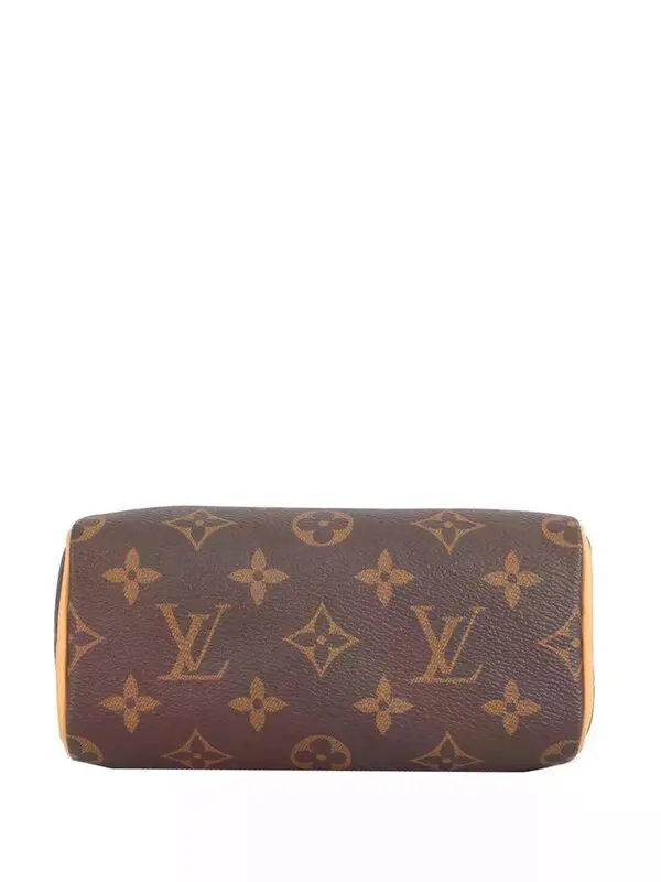 LOUIS VUITTON 2000-2026 Monogram Nano Speedy Satchel