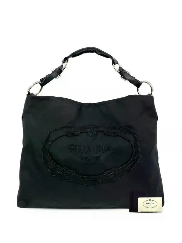 Prada 2010-2026 Tessuto Canapa Shoulder Bag