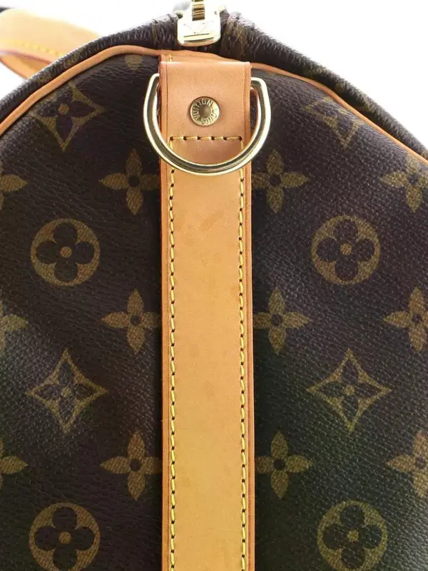 LOUIS VUITTON Keepall Bandouliere Bag Monogram Canvas 55 Travel Bag