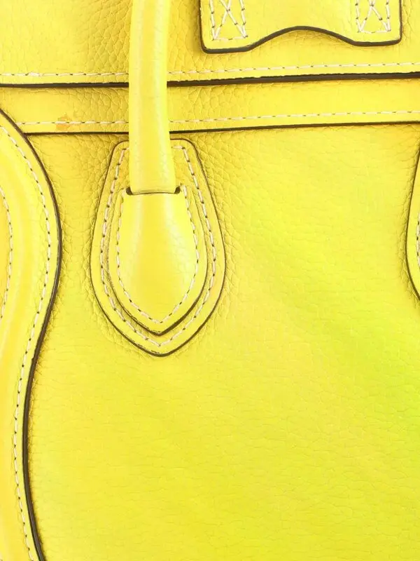 Celine Luggage Bag Grainy Leather Nano Crossbody Bag