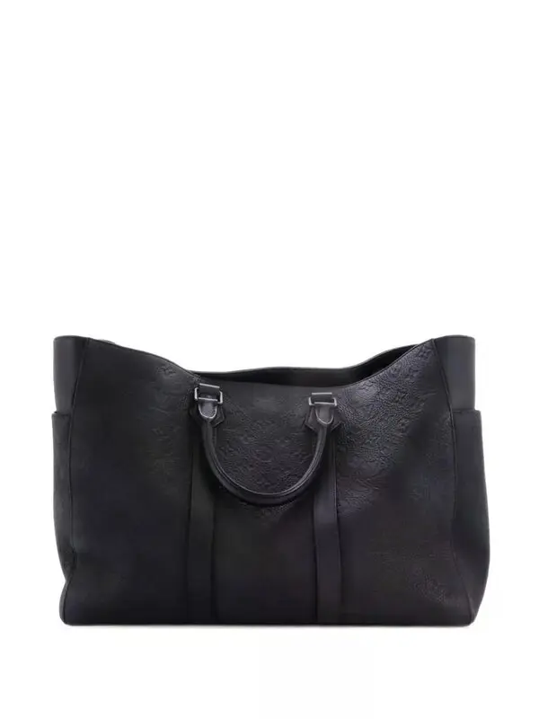 LOUIS VUITTON Sac Plat 24h Bag Monogram Taurillon Leather Shoulder Bag