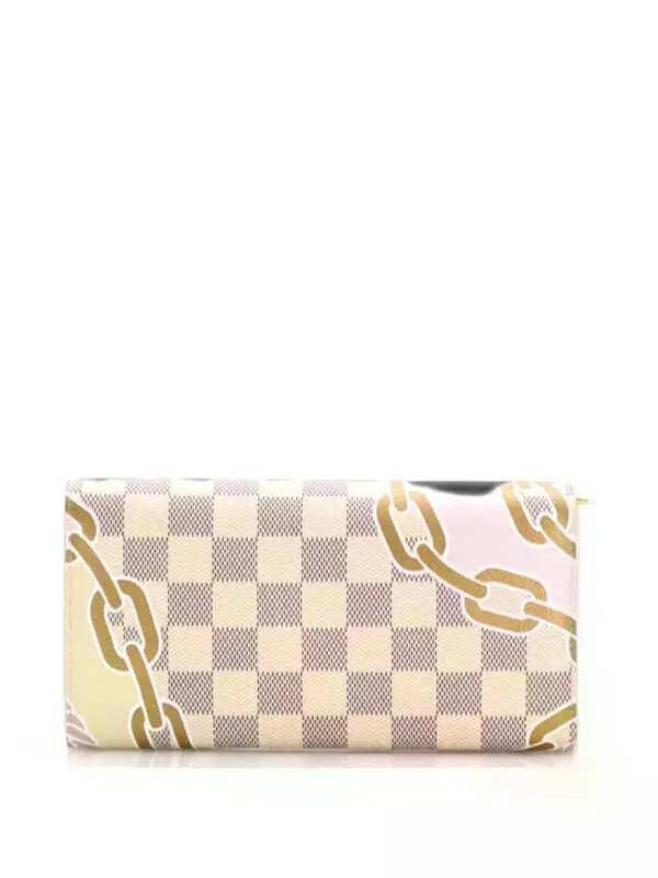 LOUIS VUITTON Sarah Wallet Nm Limited Edition Nautical Damier Small Wallets
