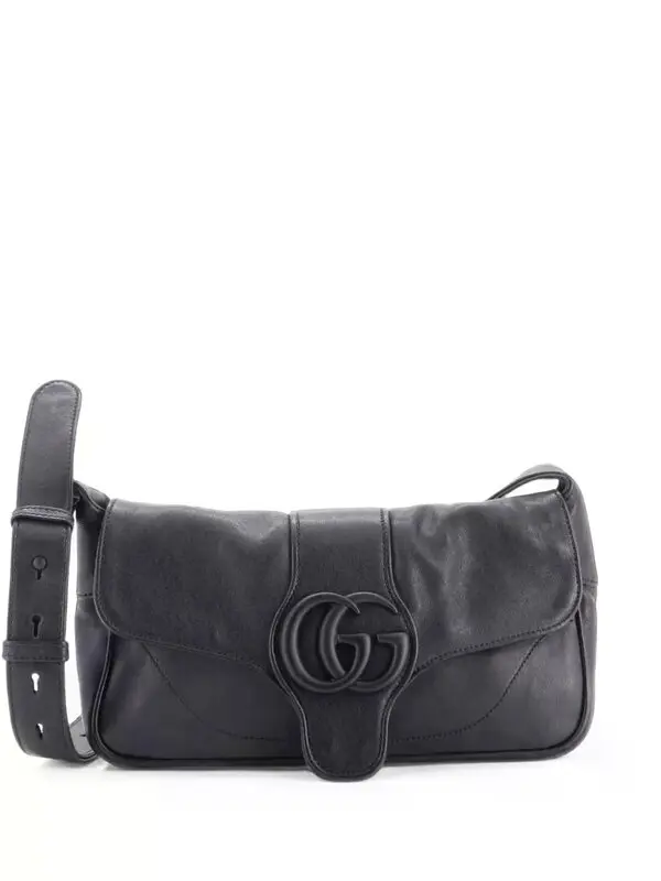 Gucci Monochrome Aphrodite Leather Small Shoulder Bag