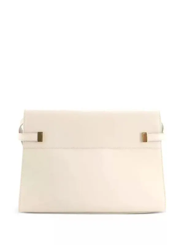 Saint Laurent Manhattan Leather Medium Shoulder Bag - Neutrals