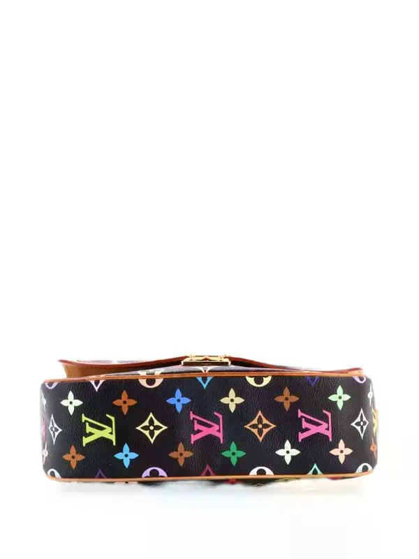 LOUIS VUITTON Sologne Handbag Monogram Multicolor Crossbody Bag - Black