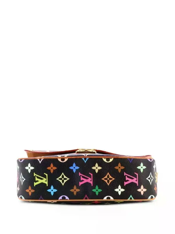 LOUIS VUITTON Sologne Handbag Monogram Multicolor Crossbody Bag - Black