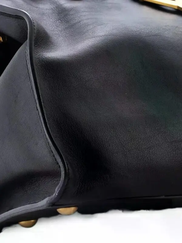 Saint Laurent Classic Y Cabas Leather Small Satchel