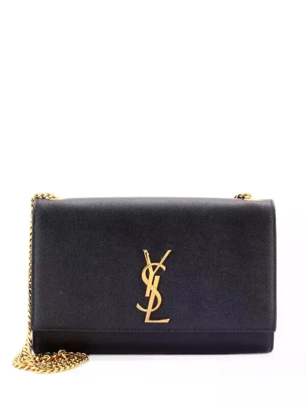 Saint Laurent Classic Monogram Grainy Leather Medium Crossbody Bag