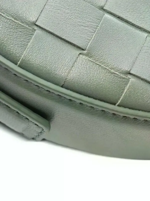 Bottega Veneta 2010s Mini Intrecciato Sunrise Shoulder Bag