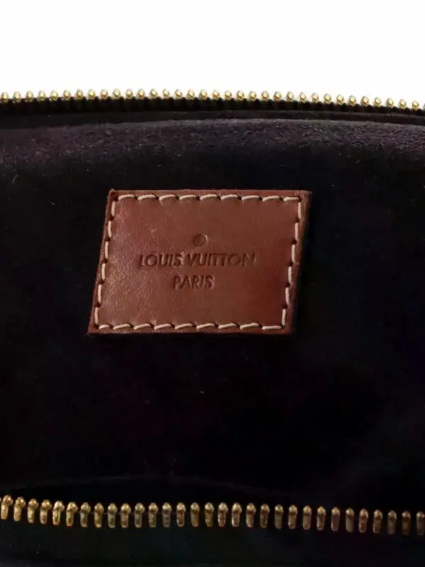 LOUIS VUITTON Pallas Tote Monogram Canvas With Leather Shoulder Bag - Black