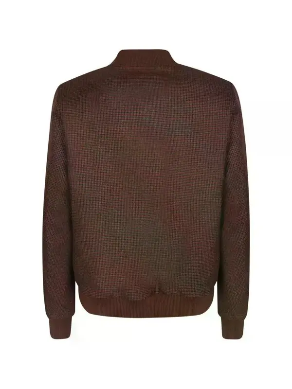 COSTUMEIN Brett Check-pattern Bomber Jacket