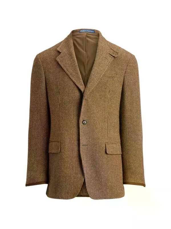 Polo Ralph Lauren Tailored-fit Tick-weave Blazer
