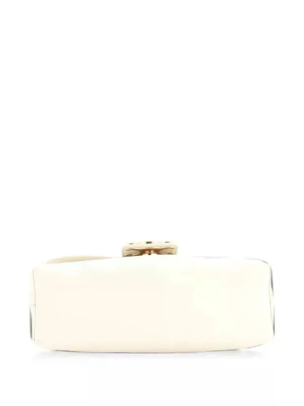Celine Victoire Flap Leather Teen Shoulder Bag - Neutrals