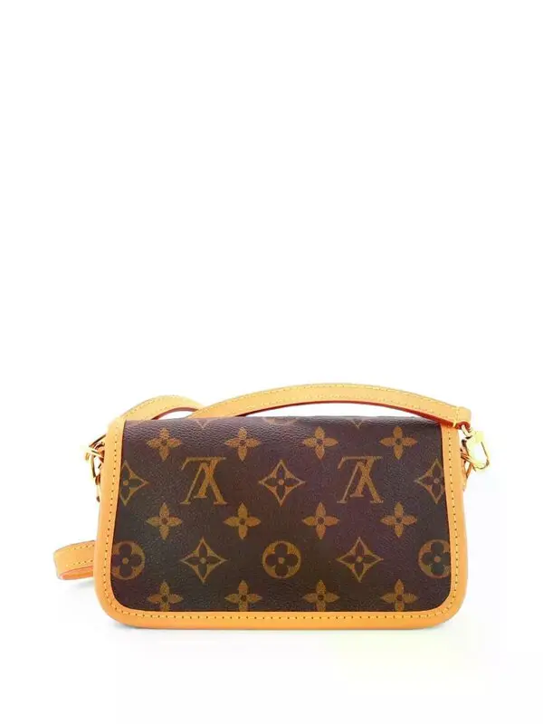 LOUIS VUITTON Diane Nm Handbag Monogram Canvas Nano Shoulder Bag
