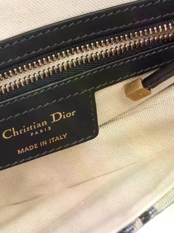 Dior 2010-2026 Oblique Canvas Saddle Bag Shoulder Bag