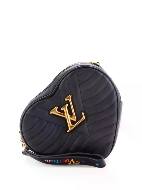 LOUIS VUITTON New Wave Heart Quilted Leather Crossbody Bag