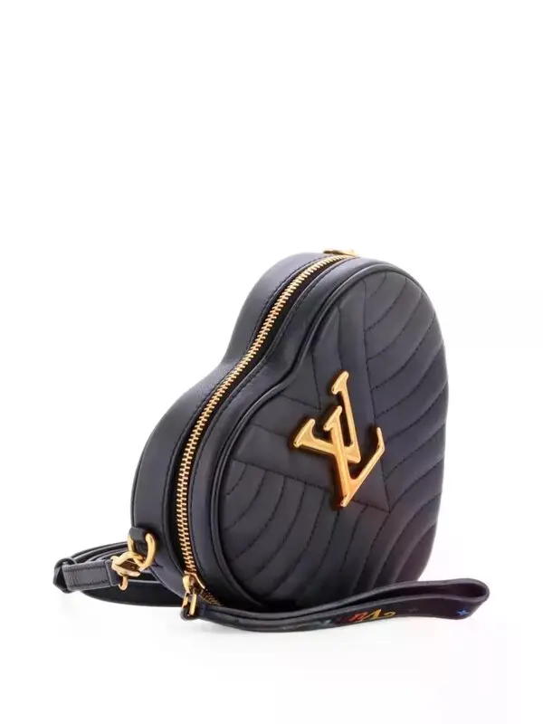 LOUIS VUITTON New Wave Heart Quilted Leather Crossbody Bag