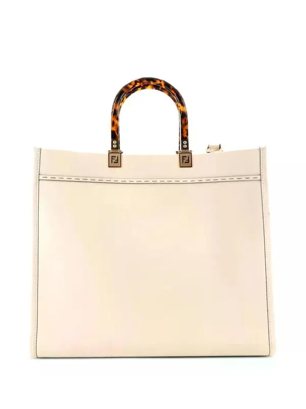 Fendi Sunshine Shopper Leather Medium Tote Bag
