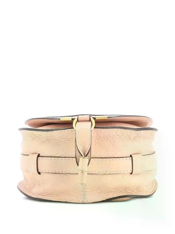 Chloé Marcie Leather Small Crossbody Bag - Pink
