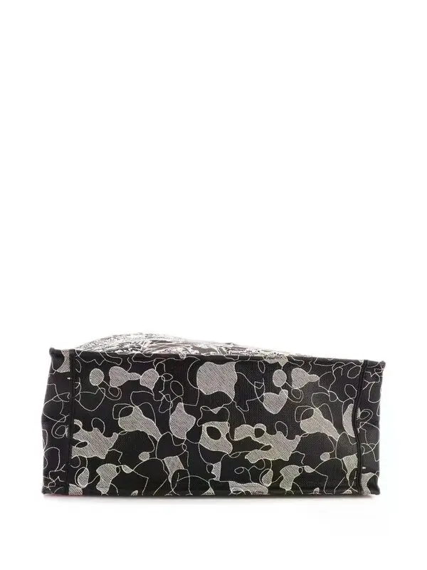 Dior Book Embroidered Canvas Large Tote Bag