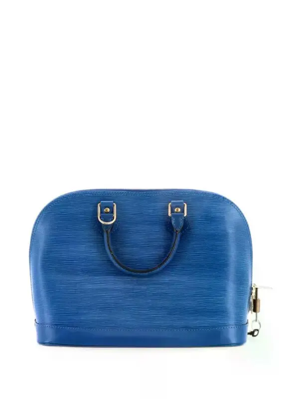 LOUIS VUITTON Vintage Alma Handbag Epi Leather Pm Satchel