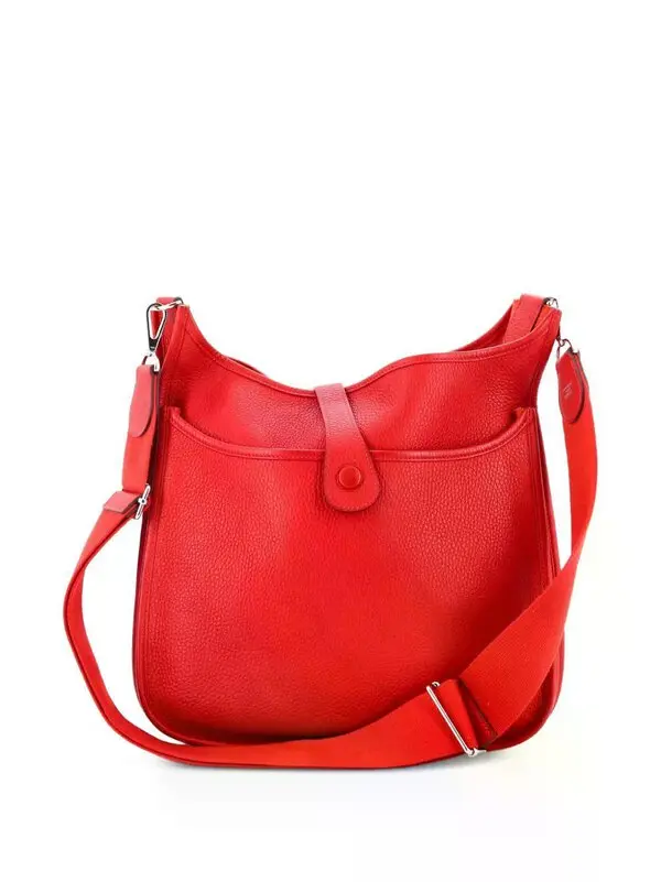 Hermès Evelyne Bag Gen Iii Clemence Gm Crossbody Bag - Red