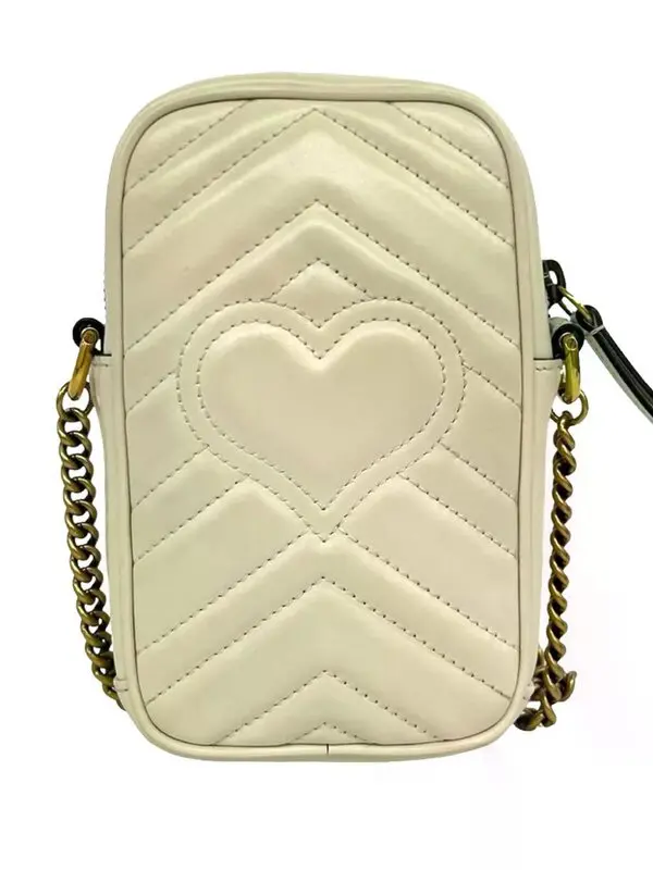 Gucci 2016-2026 Mini Gg Marmont Matelasse Leather Crossbody Bag