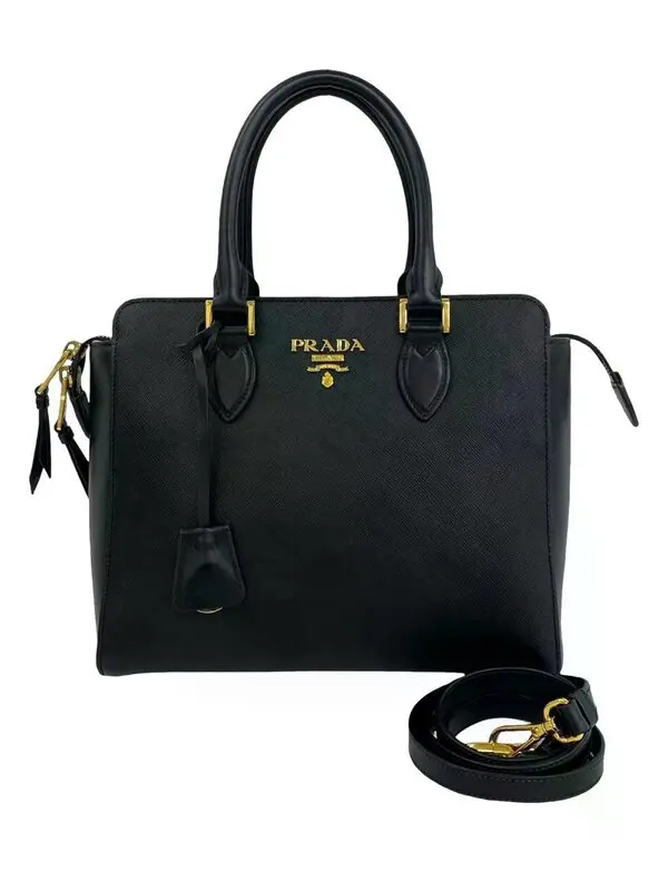 Prada 2010-2026 Saffiano And Soft Calf Satchel