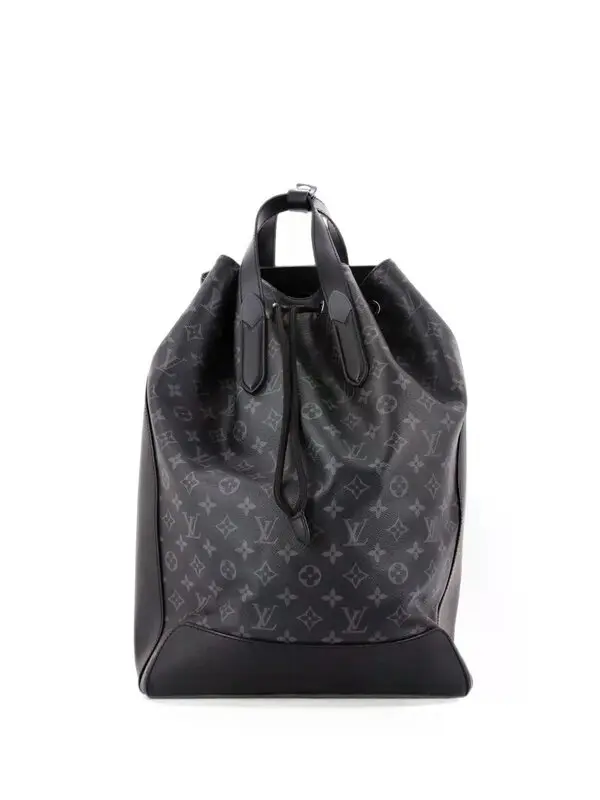 LOUIS VUITTON Explorer Monogram Eclipse Canvas Backpack