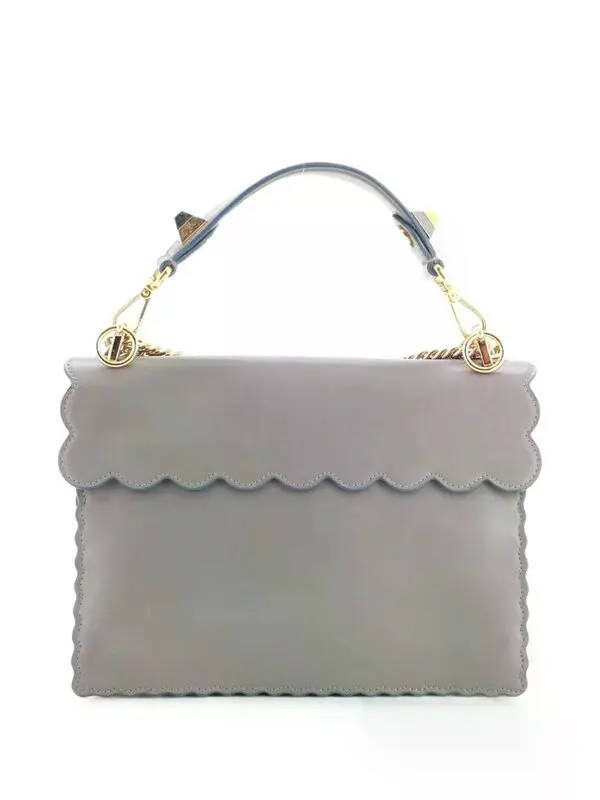 Fendi Kan I Bag Leather Medium Shoulder Bag