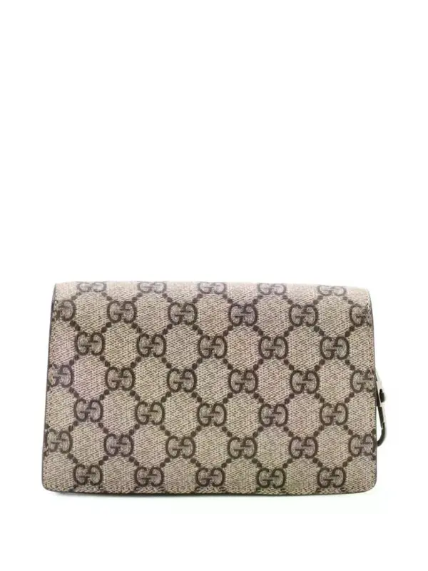 Gucci Dionysus Bag Gg Coated Canvas Super Mini Crossbody Bag