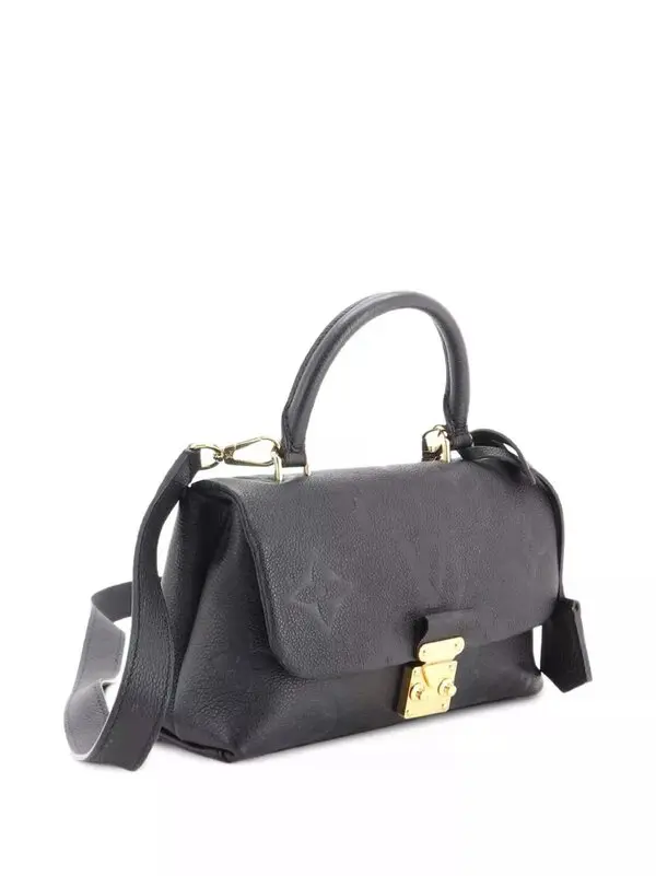 LOUIS VUITTON Madeleine Handbag Monogram Empreinte Giant Bb Satchel - Black