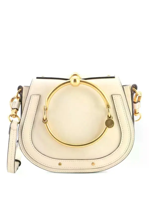 Chloé Nile Leather Small Crossbody Bag - Neutrals